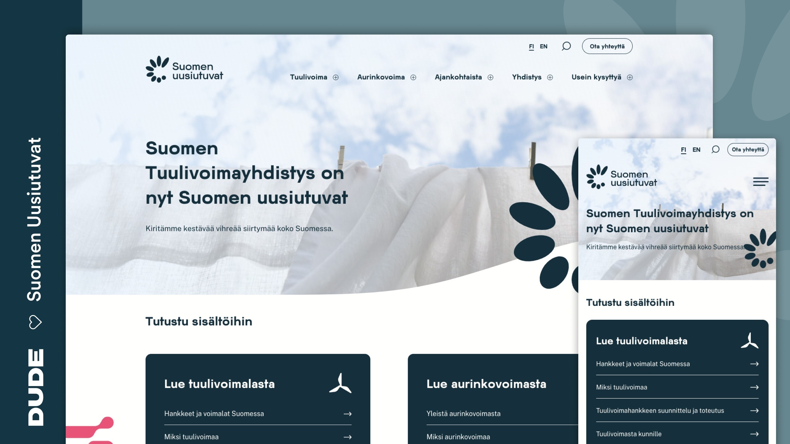 Suomen Uusiutuvat (WordPress, Digitoimisto Dude Oy) - Referenssitarina ...